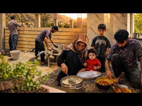 Saleh and Sadri's new home decoration | Wall installation, cozy cooking, and a busy family day