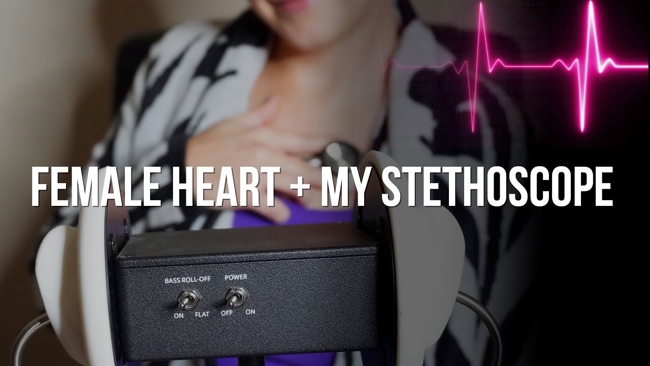Happy Heartbeats Crazy Stethoscope Heart | Female Heartbeat ASMR - YouTube