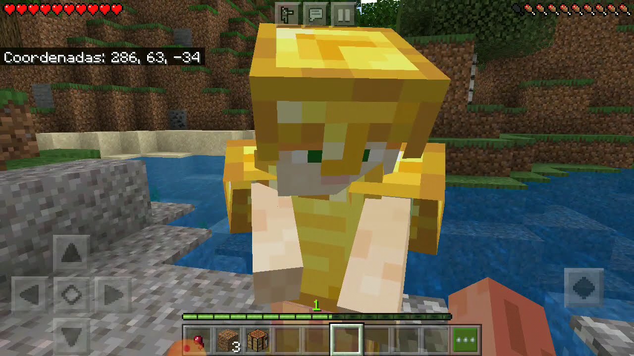 PRIMERA VEZ EN MINECRAFT BEDROCK CON MI PERSONA ESPECIAL 💛!! - YouTube