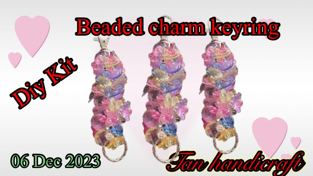 Tutorial ke 1466 - Diy kit make your own charm keyring - YouTube