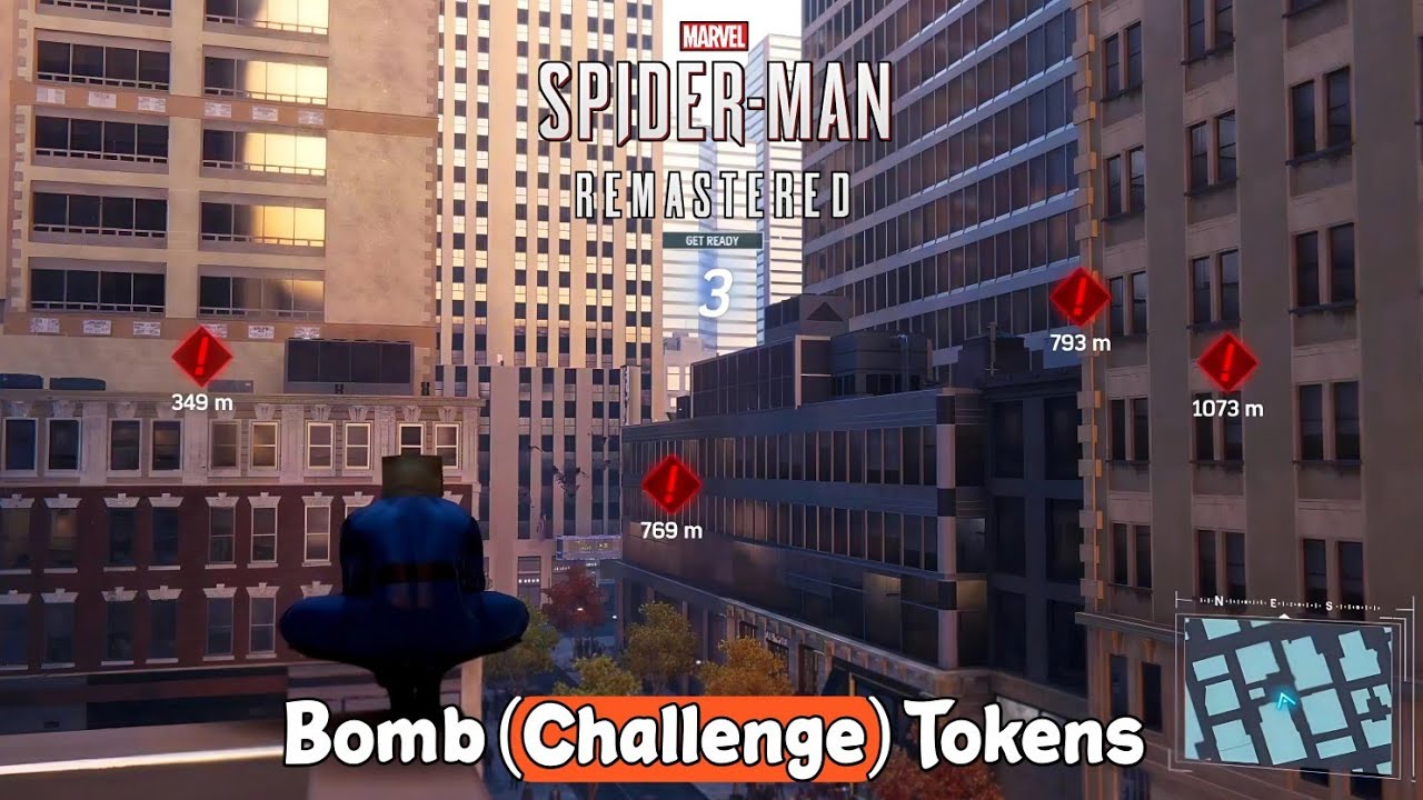 Taskmaster Challenges - Bomb Challange at Midtown - Marvel's Spider-Man ...