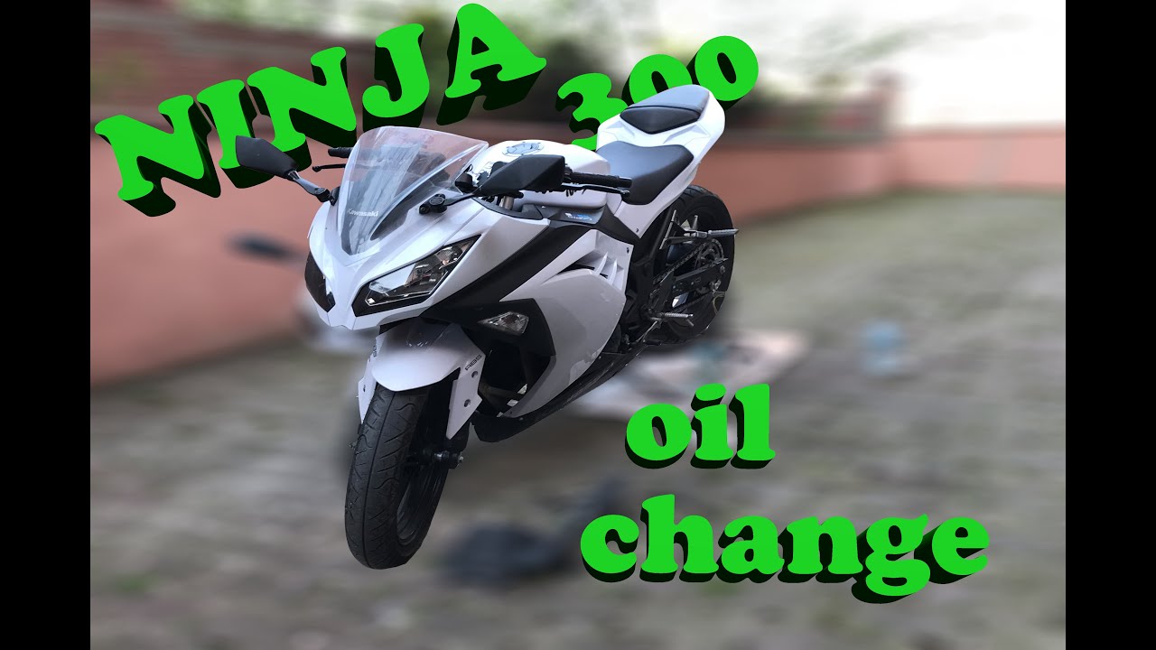 Ninja 300 yağ ve yağ filtresi değişimi\ Ninja 300 oil and oil filter ...