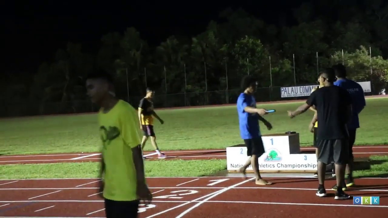MEN'S 4x400, Final 12th Belau National Games - YouTube