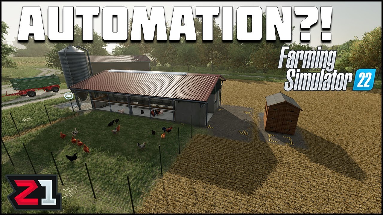 How Much Automation Can We Get Into Farming Simulator 22? [E1] - YouTube