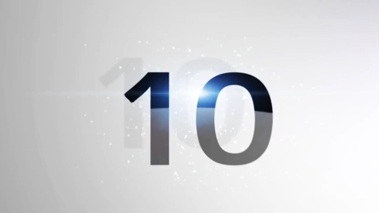 COUNTDOWN TIMER 10 to 0 - Particle Timer - no Copyright - YouTube
