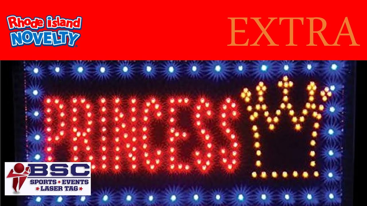 Princess LED Sign - Review - YouTube