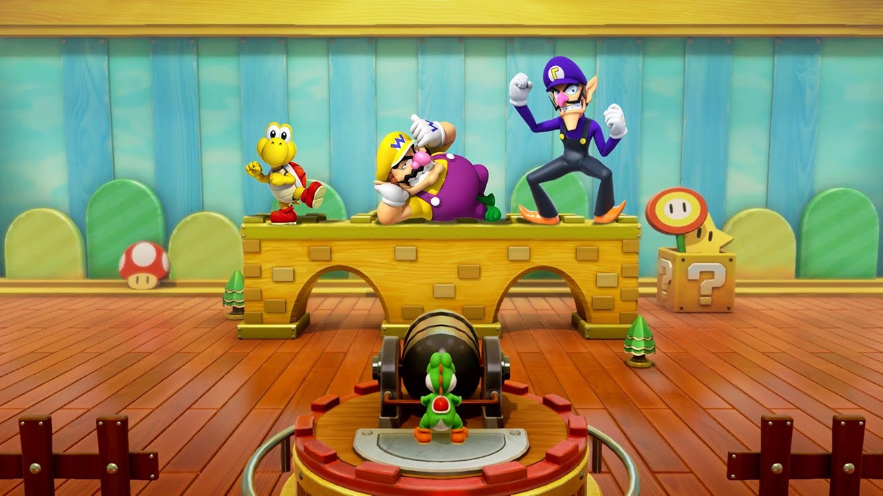 Super Mario Party - Yoshi vs Diddy Kong vs Monty Mole vs Hammer Bro ...