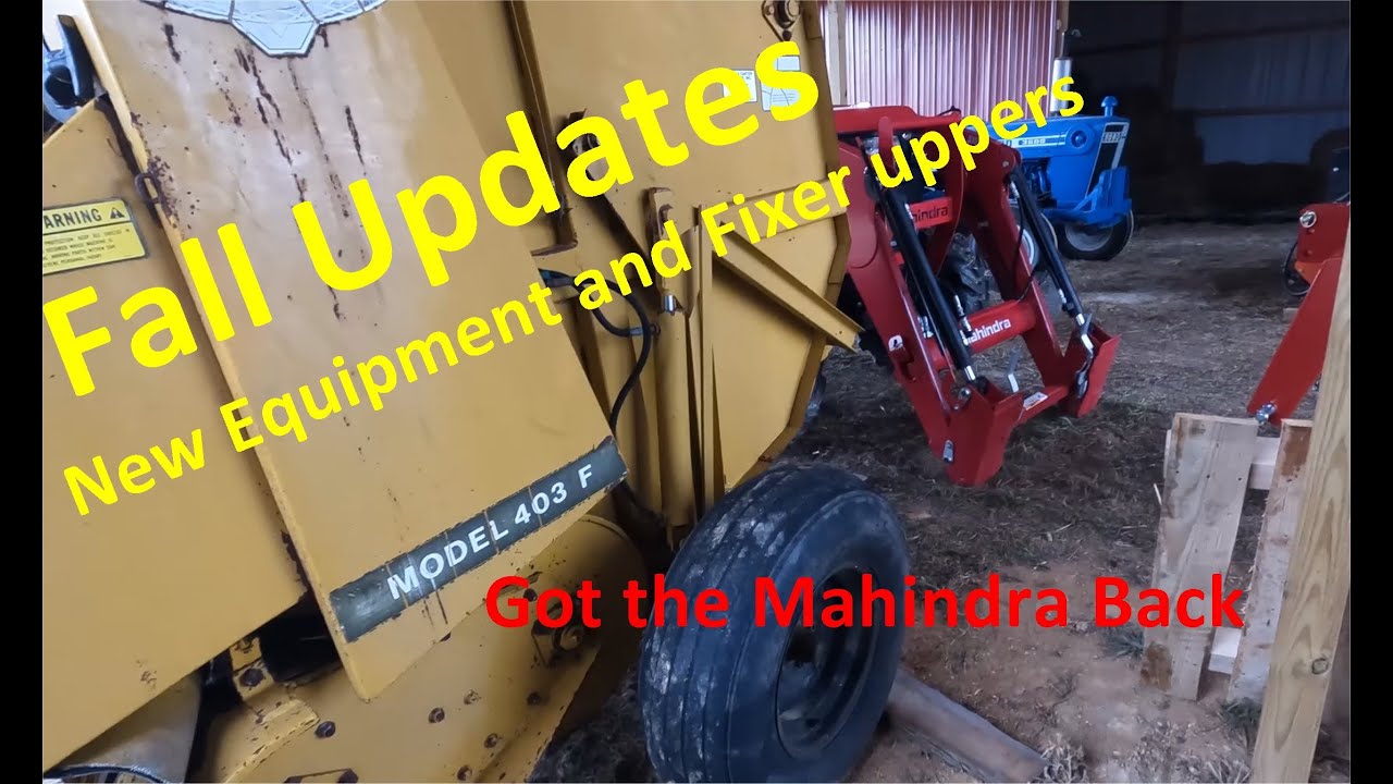 Got A Vermeer 403F, Tar River BDR185, and Mahindra 65B Backhoe Problems ...
