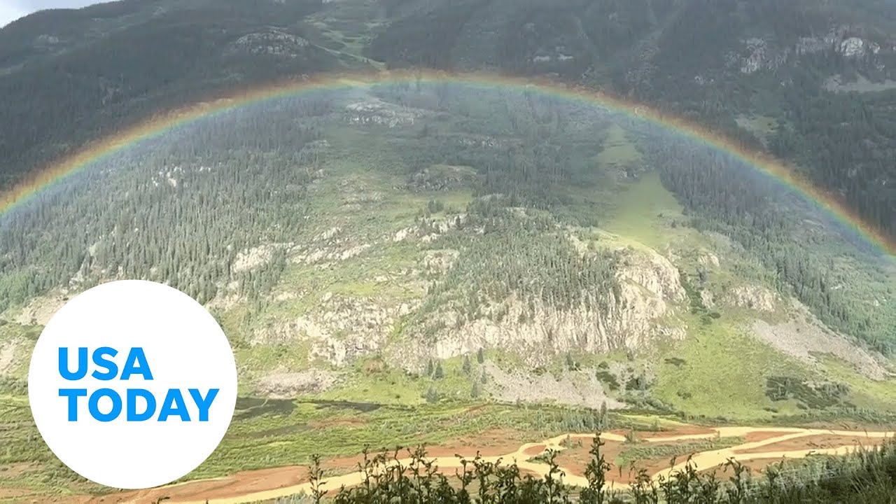 Stunning lighting effect created by rainbow in Colorado | USA TODAY ...