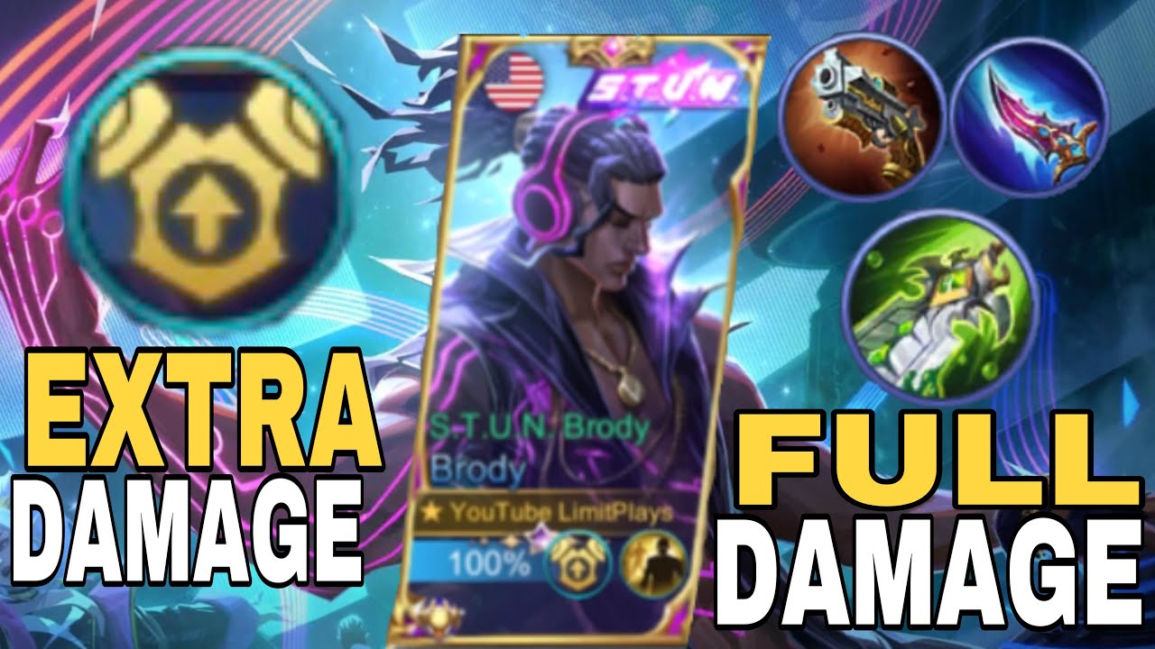 BRODY 2 HIT + ULTIMATE INSANE BURST DAMAGE TO ENEMIES S.T.U.N BRODY ...