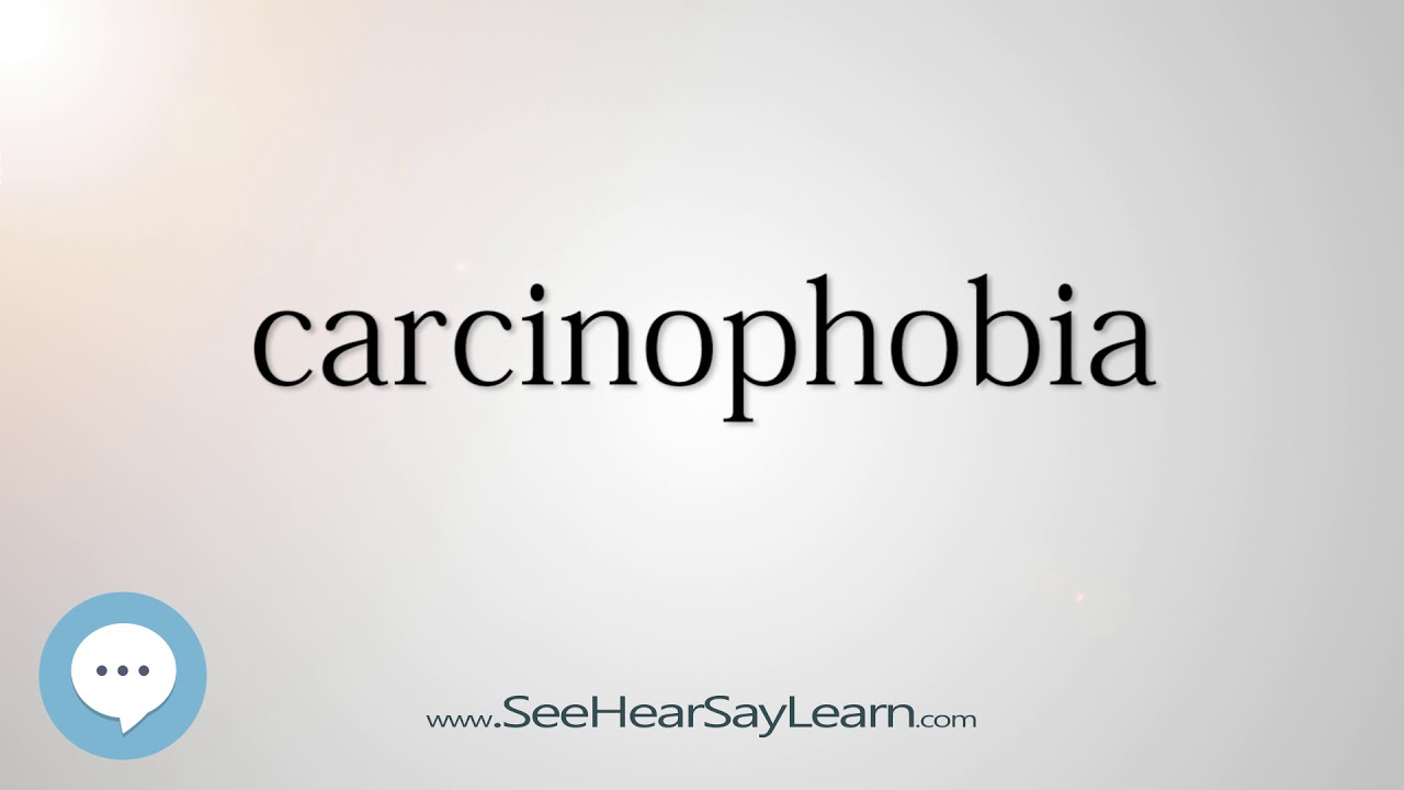 carcinophobia (Every English Word Pronounced) 📕🔊🗣️😎 - YouTube