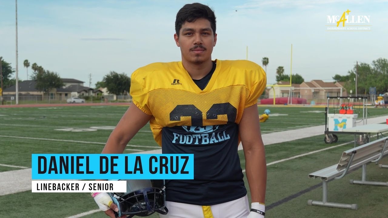 Memorial Football Player Profile - Daniel de la Cruz | McAllen ISD ...