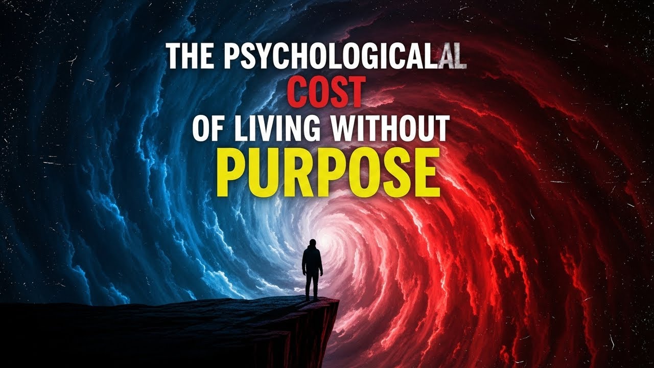 The psychological cost of living without purpose - YouTube