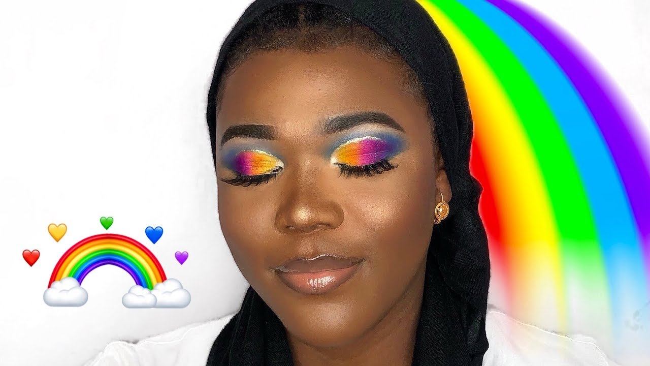 🌈𝐑𝐚𝐢𝐧𝐛𝐨𝐰 𝐢𝐧𝐬𝐩𝐢𝐫𝐞𝐝 𝐦𝐚𝐤𝐞𝐮𝐩 𝐭𝐮𝐭𝐨𝐫𝐢𝐚𝐥 😍 - YouTube
