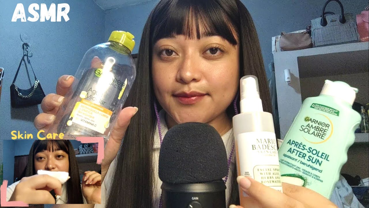 ASMR Skin Care Te cuido la piel después de un día Soleado🧖‍♀️ Roleplay ...