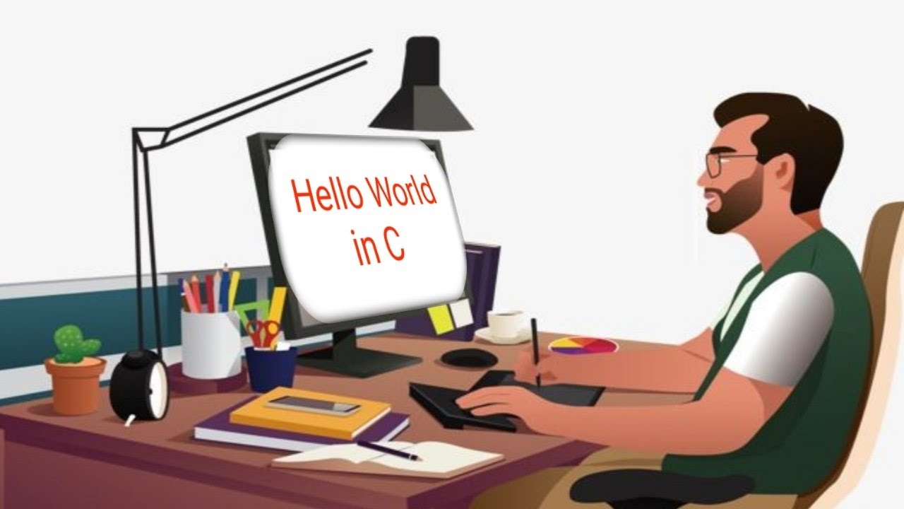 First Program In C Hello World I Turbo C Firstprogram Helloworld Youtube