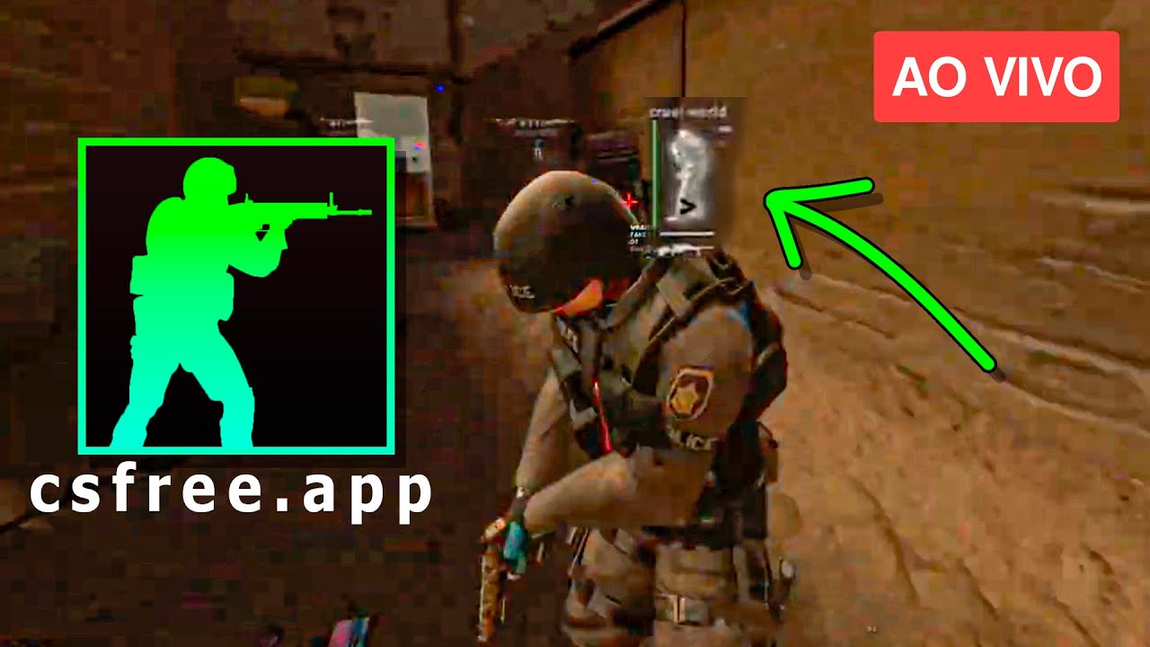 era impossível esperar isso. Fui jogar CS FREE até encontrar um HACKER ...