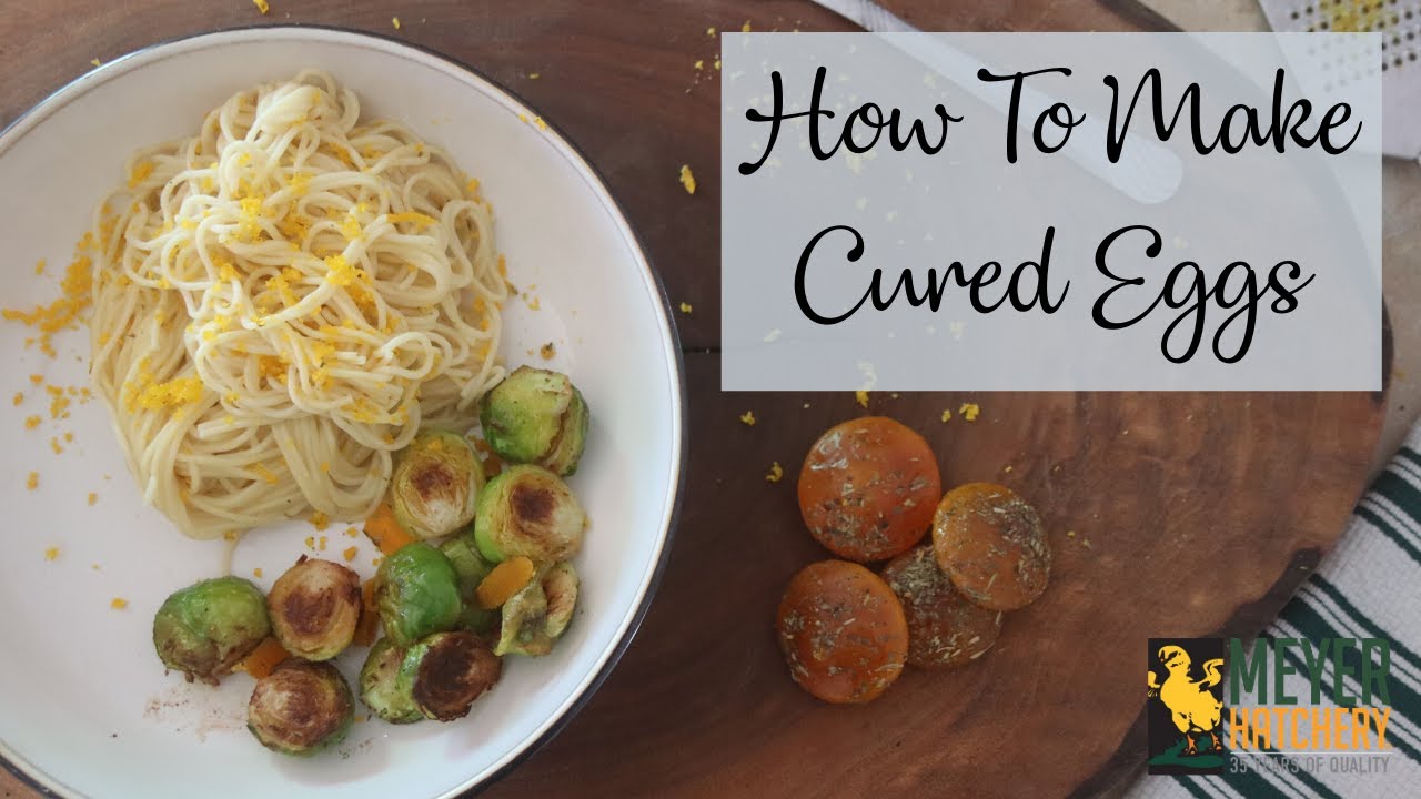 How to Make Cured Eggs - YouTube