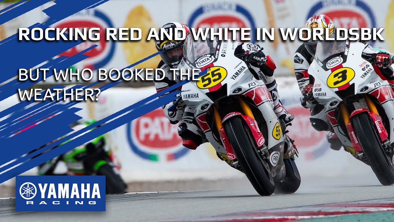 On Track in WorldSBK with the Yamaha 60th Anniversary Livery - YouTube