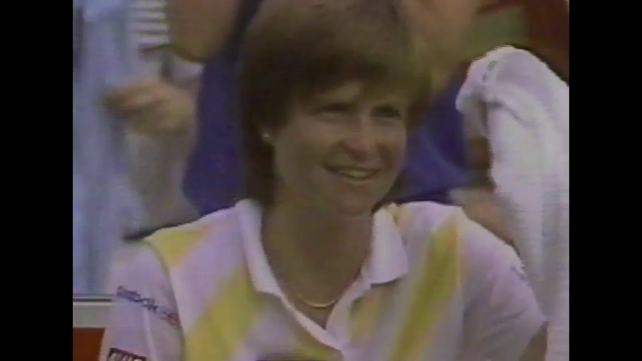 1985 US Open 4th rd : Hana Mandlikova d. Kathy Jordan (Highlights ...
