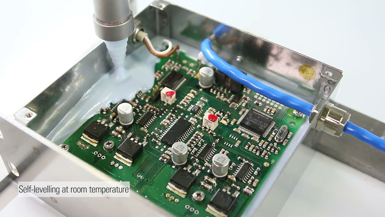 Dispensing | Thermal potting ELAN-tim® | bdtronic - YouTube
