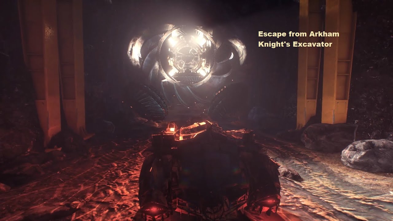 Easily Escape from Arkham Knight's Excavator. Batman Arkham Knight ...