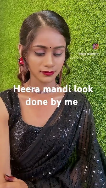 Heera Mandi Look Done By Me Shorts Video Youtube