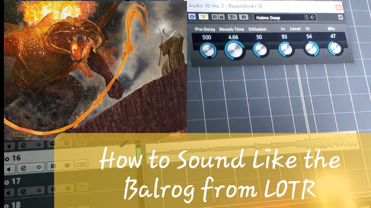 RoomWorks SE Reverb Plug-in In Cubase: Helm's Deep Setting from Lord of ...