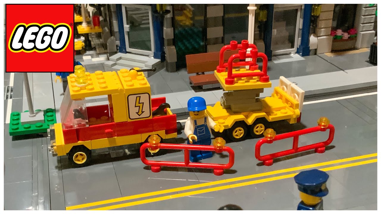 Lego 6671 Utility Repair Lift Review - YouTube