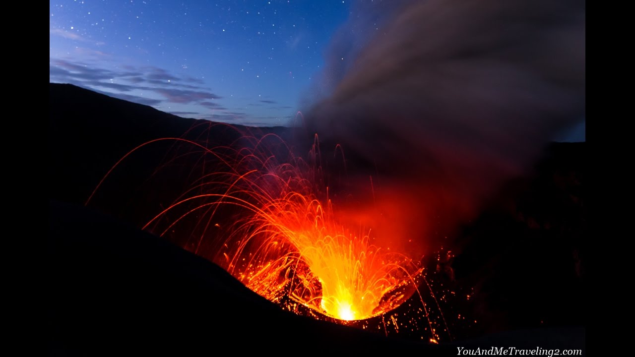 Dukono Volcano on Halmahera, Indonesia - YouTube