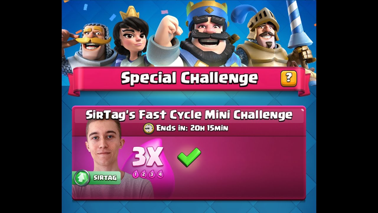 BEST DECK FOR SIR TAG'S FAST MINI CYCLE CHALLANGE|| SO FAST😲|| 6 WINS ...