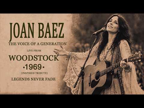 Joan Baez 🔥 Folk Rock Legends | Live at Woodstock 1969 (Inspired Tribute)