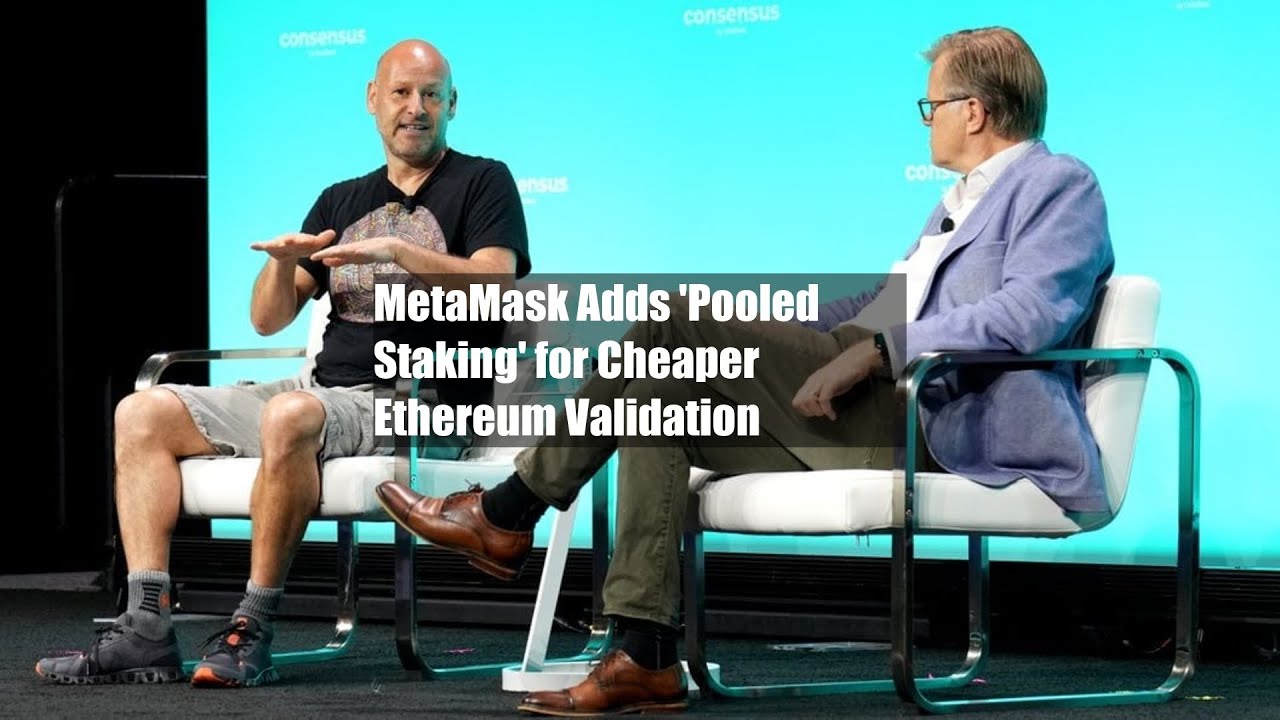 MetaMask Adds 'Pooled Staking' for Cheaper Ethereum Validation - YouTube
