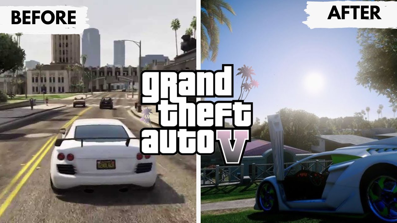 How to install graphics mod in gta 5 for low end pc - YouTube