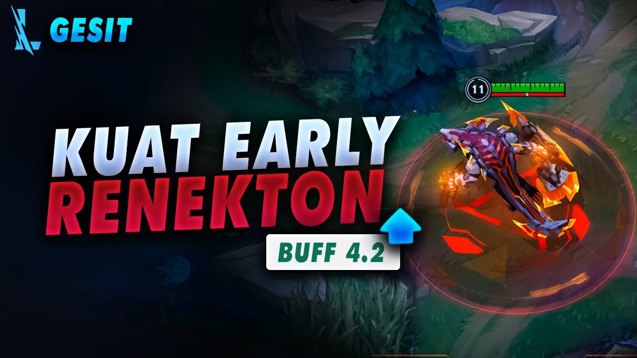 Renekton Buff 🐊 Jago Renekton Dalam 4 Menit - Gameplay Gesit Wild Rift ...