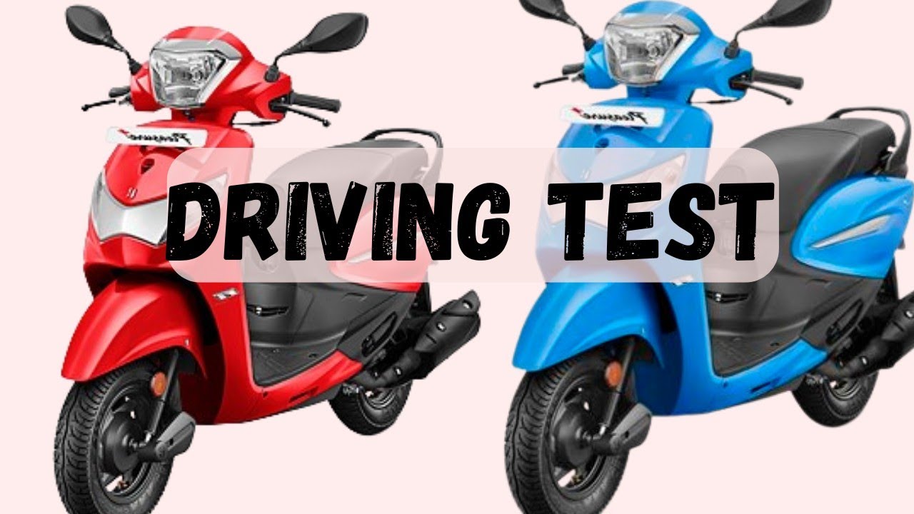 HS Govt. Scooty Driving Test| Pleasure Plus BS6 - YouTube