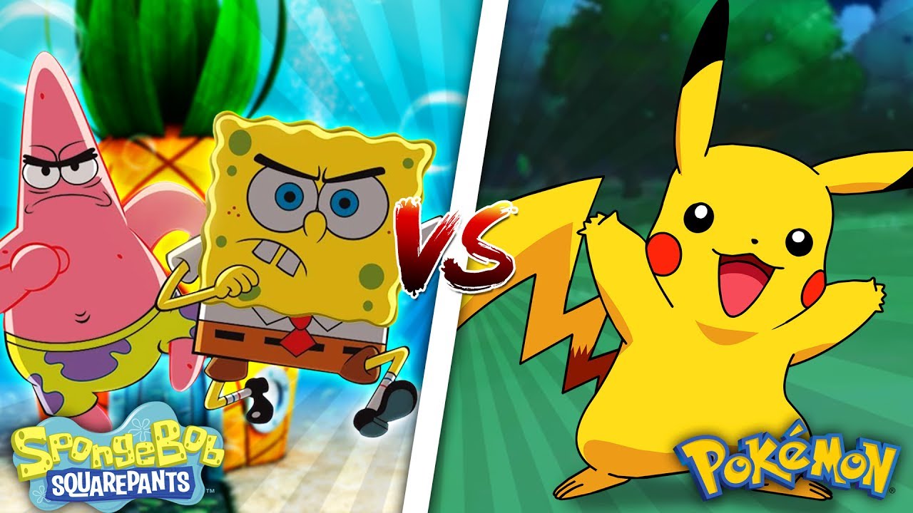 POKEMON PIKACHU & SPONGEBOB IN MINECRAFT MEET FOR THE FIRST TIME ...