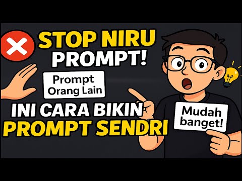 Cara Bikin Prompt AI Sendiri TANPA Meniru Orang Lain! | Panduan Buat Pemula