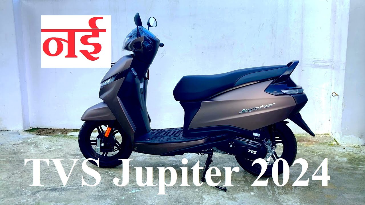 Buy new TVS Jupiter SmartXonnect 113cc Scooty 2024 model - YouTube