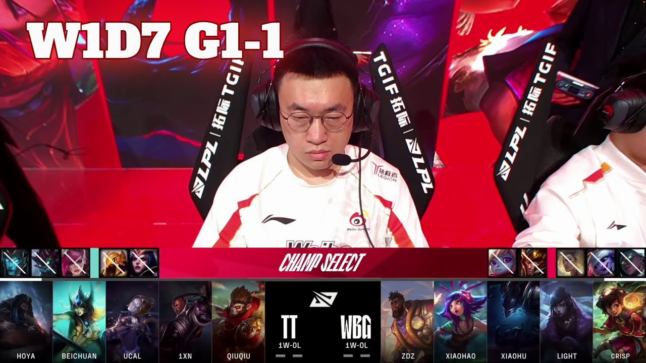 TT vs WBG - Game 1 | Week 1 Day 7 LPL Spring 2024 | TT vs Weibo Gaming G1 - YouTube