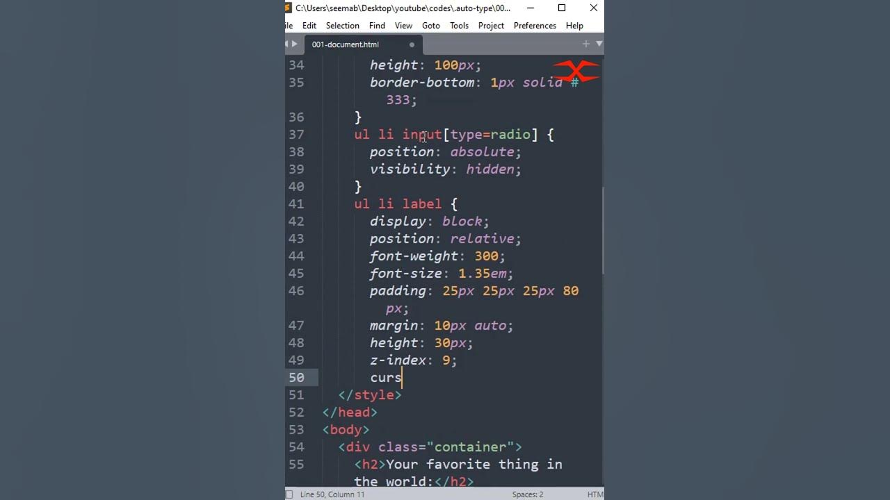 Radio Button | HTML CSS - YouTube