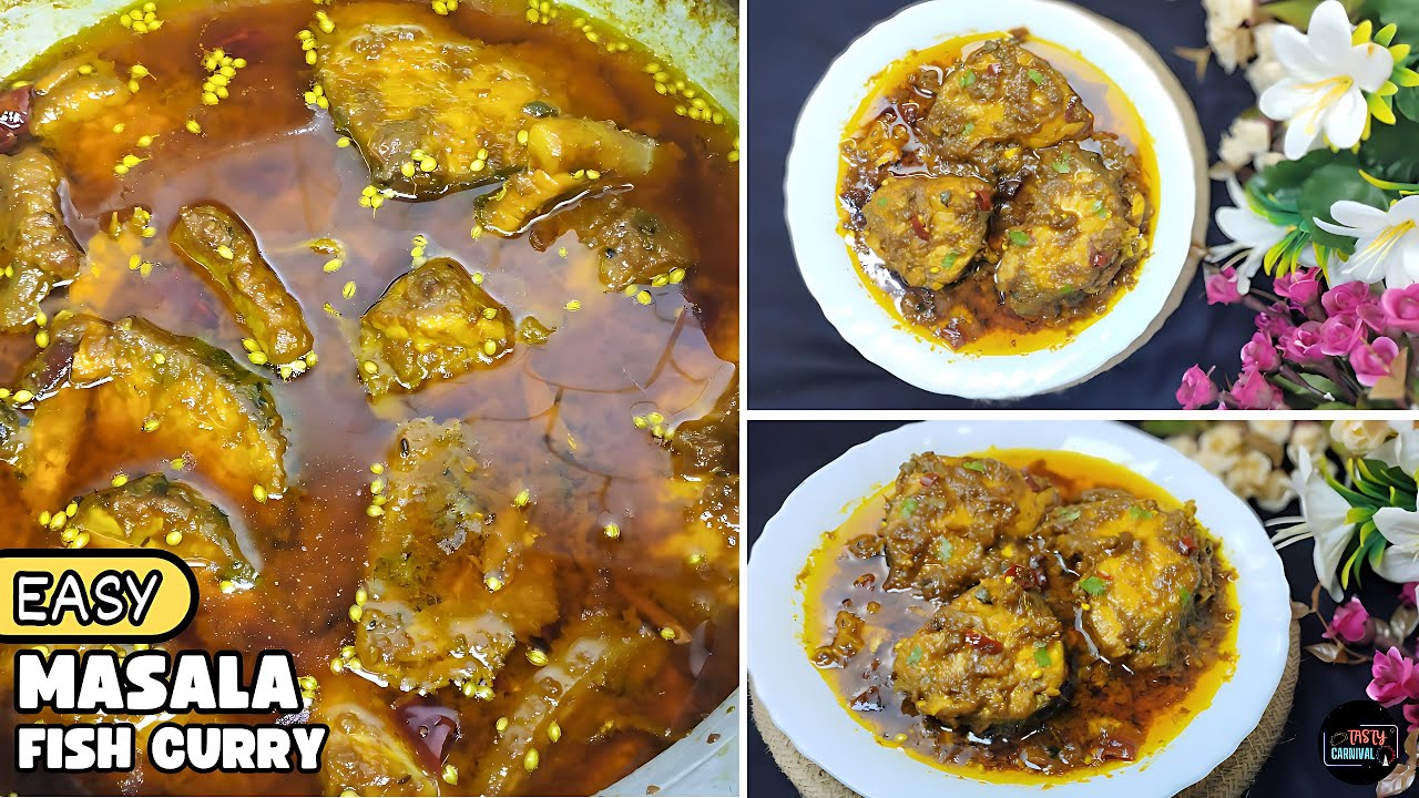 सबसे आसान Masaledar Fish Curry😍🐟🍛 | Easy Fish Masala Curry Recipe ...