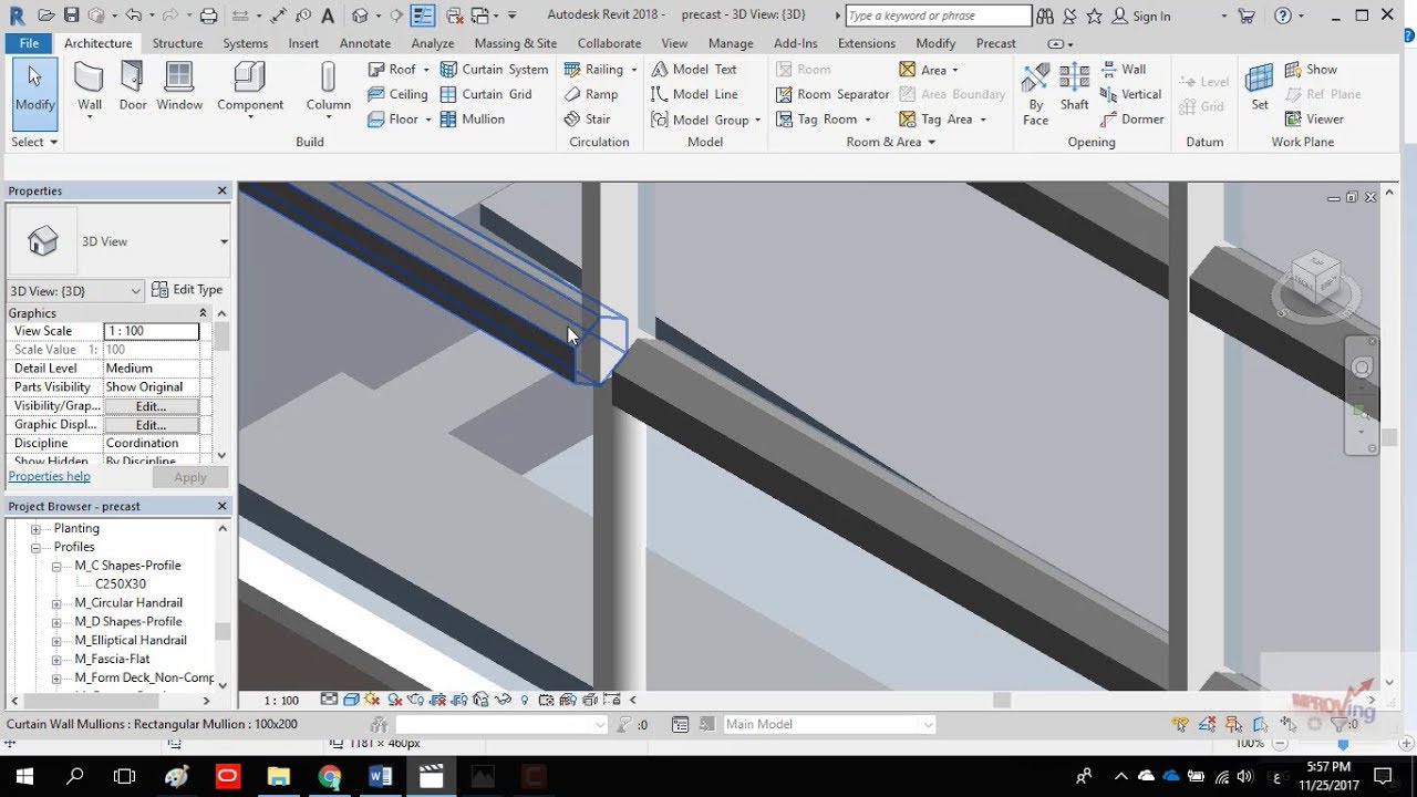 Full Precast building on Revit lesson 8 - YouTube
