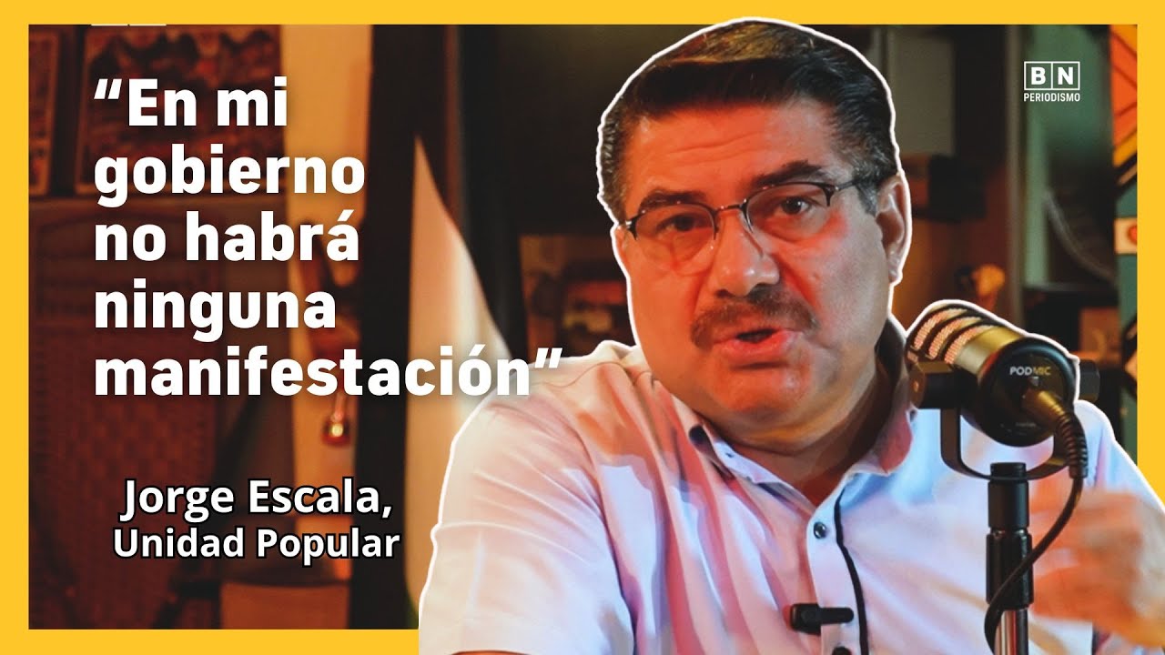 Jorge Escala: "Nosotros vamos a estar en la segunda vuelta ...