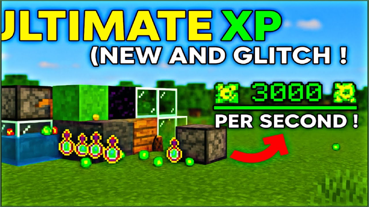 Minecraft ULTIMATE XP Farm – 3000 XP Per Second! (Insane Glitch) - YouTube