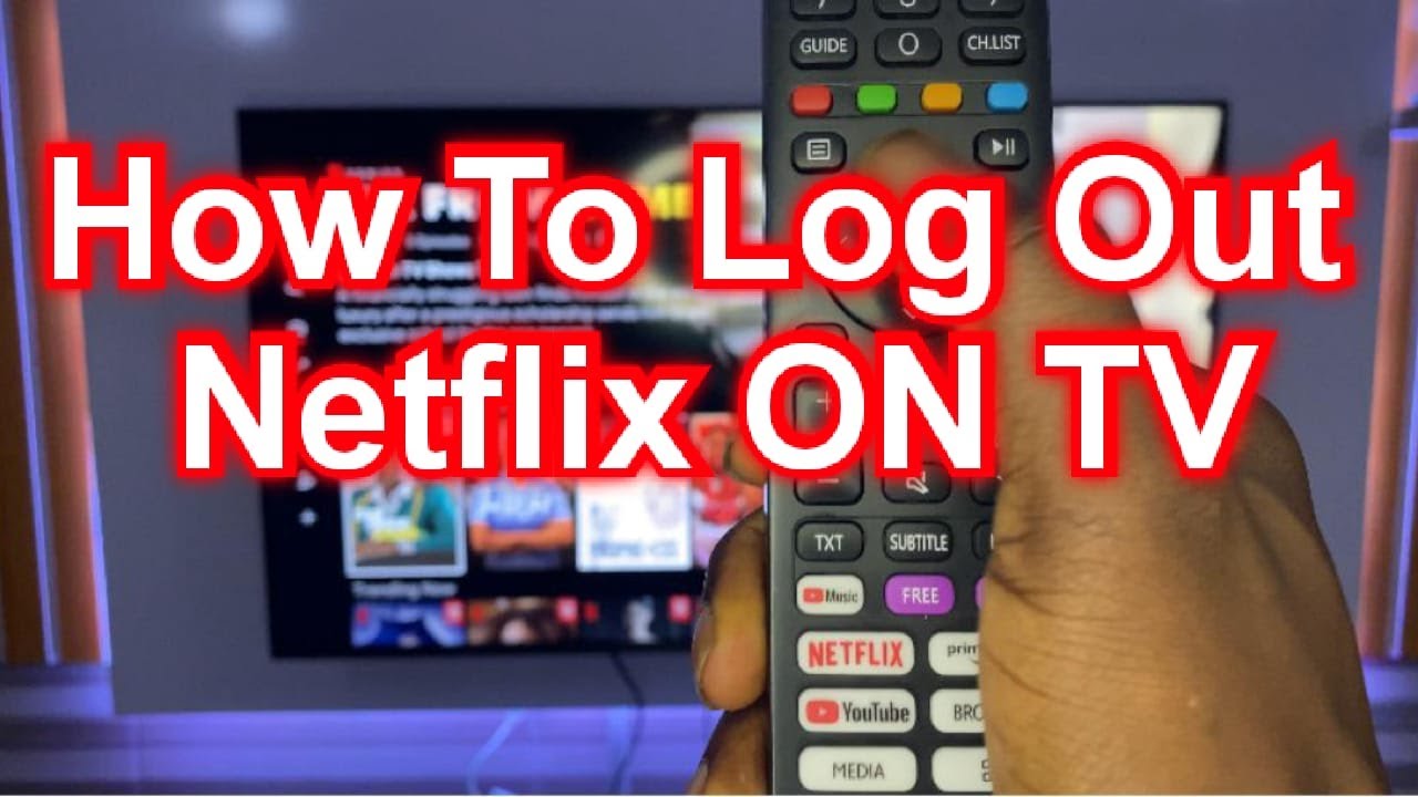 2 Easy Step: How To Sign Out on Netflix App On Tv 2023 - YouTube