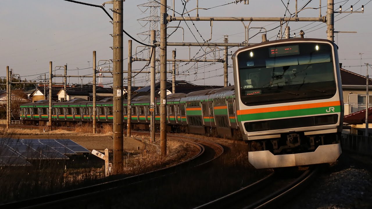 2/15 E231系 - YouTube