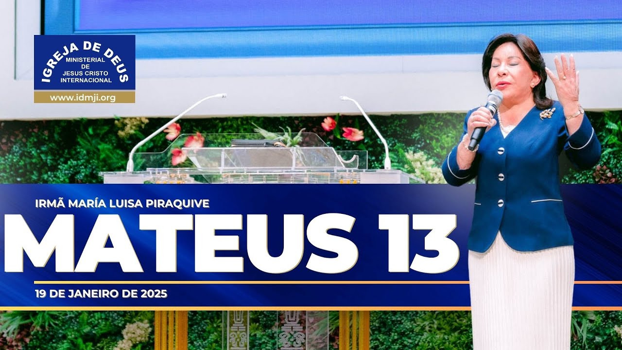 Ensinamento: Mateus 13 - 19 janeiro 2024 - Irmã María Luisa Piraquive ...