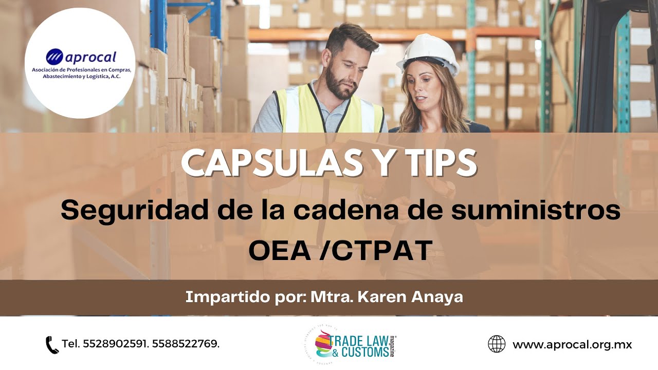 Seguridad de la cadena de suministros OEA/CTPAT - YouTube