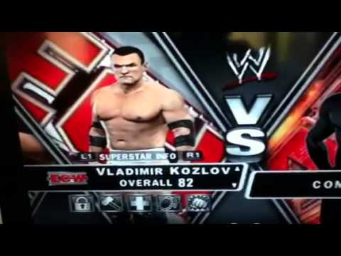 WWE Smackdown vs Raw 2010 Roster Part 2 - YouTube